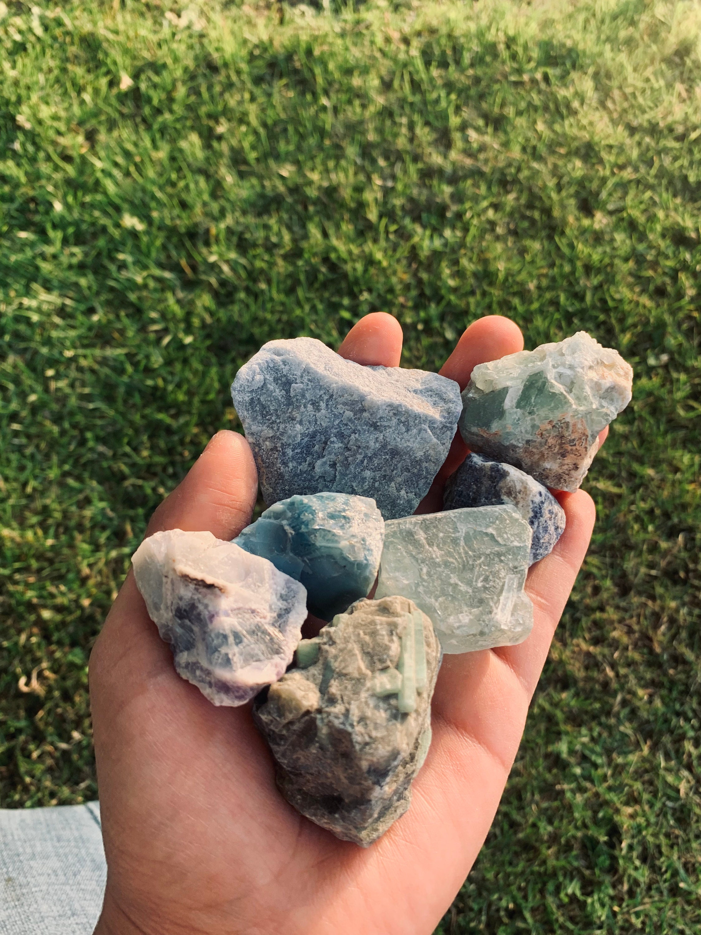 Large Raw Crystal Chunks Mystery Mix - Etsy