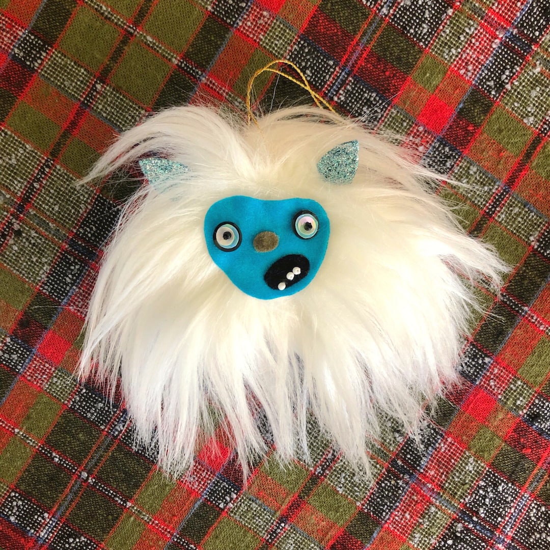 Yeti Ornament Mythical Creature Abominable Snowman Christmas Monster - Etsy