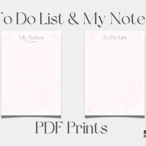 Pink Printable PDF Planner Bundle Hourly Daily Planner | Etsy