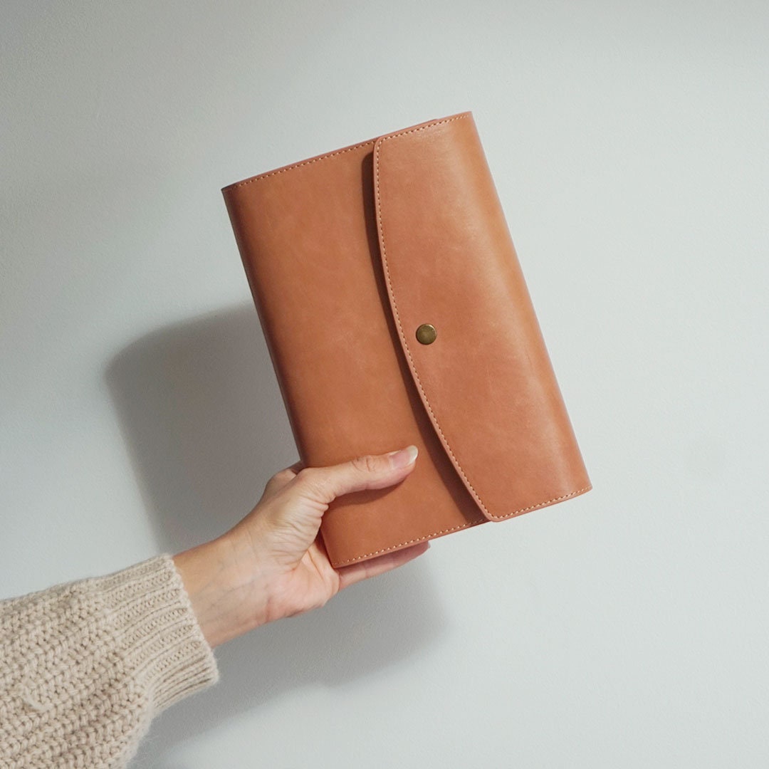 Organiser/ Cover for Planner, Diary, Book, Notebook - Vegan Leather ...