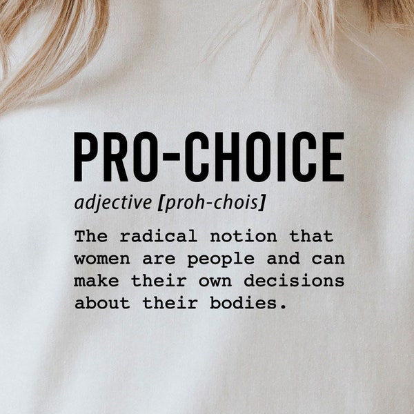 Pro Choice Definition Svg - Etsy