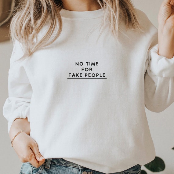 No Time for Fake People SVG PNG PDF Fake People Svg Distance | Etsy
