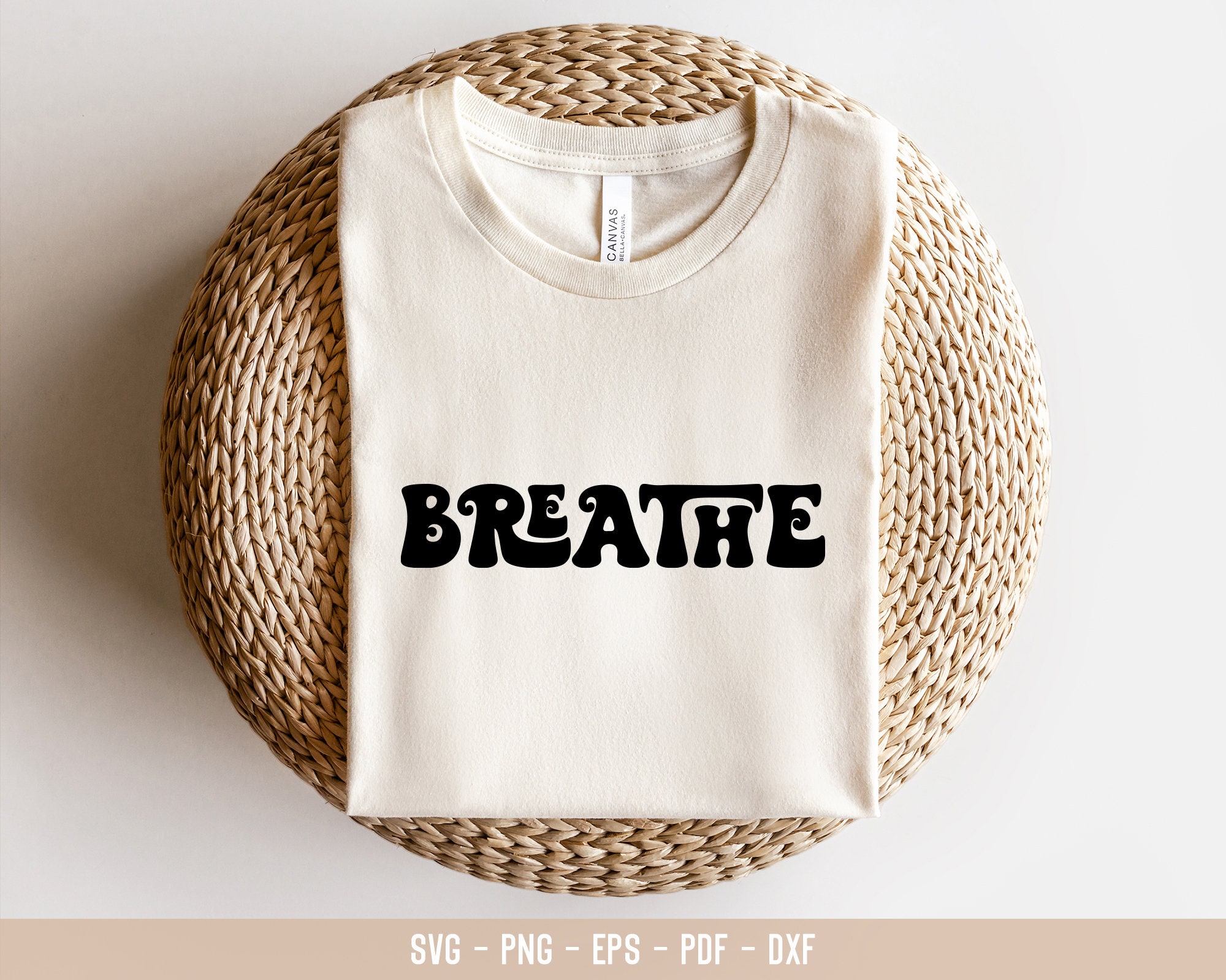 Breathe SVG PNG PDF Just Breathe Svg Inspirational Svg - Etsy