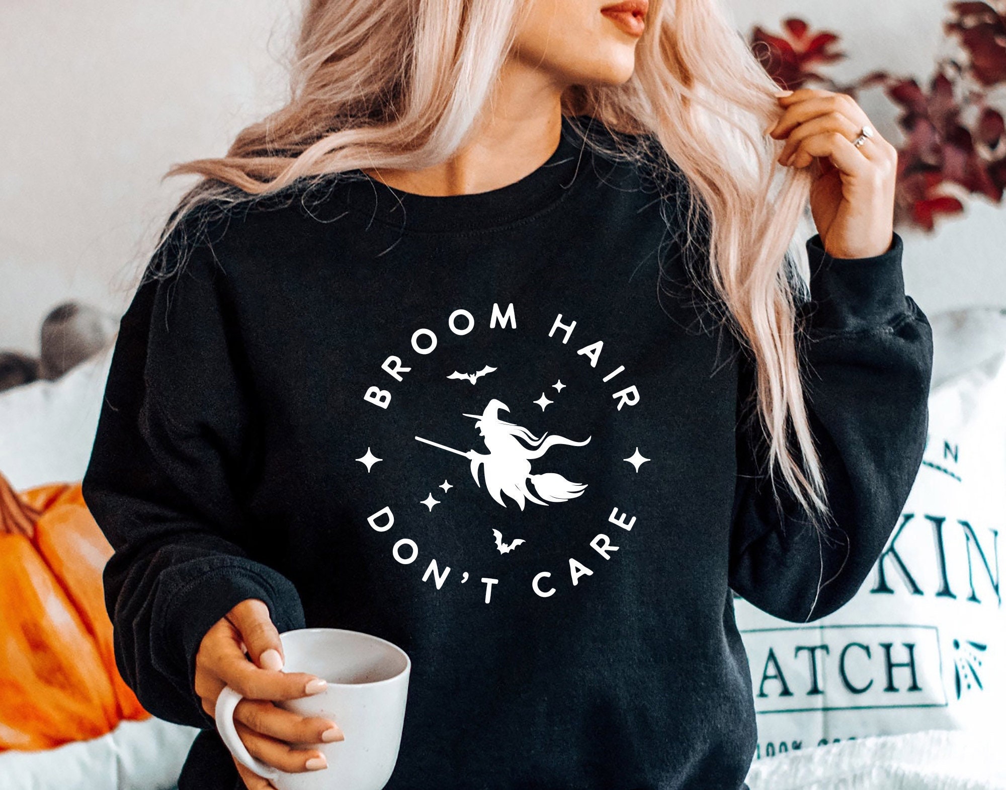 Broom Hair Don't Care SVG PNG, Funny Witch Svg, Halloween Svg, Spooky ...