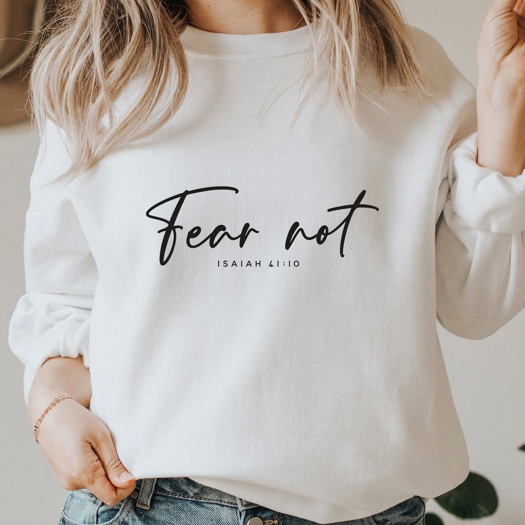 Fear Not SVG PNG PDF, Christian Svg, Faith Over Fear Svg, Faith Svg ...