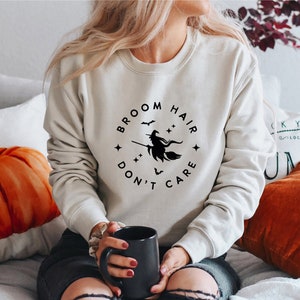 Broom Hair Don't Care SVG PNG, Funny Witch Svg, Halloween Svg, Spooky ...
