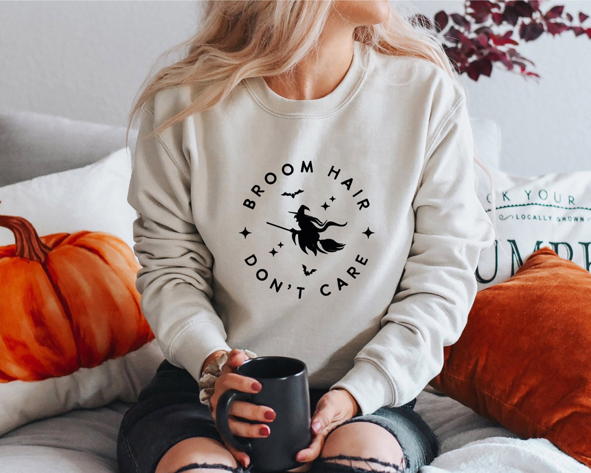 Broom Hair Don't Care SVG PNG, Funny Witch Svg, Halloween Svg, Spooky ...