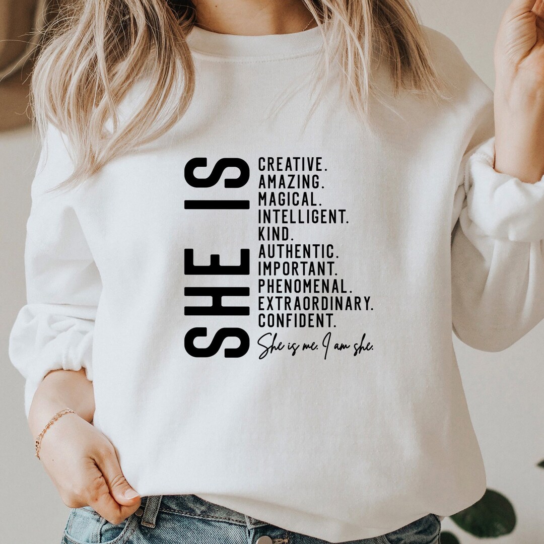 She is Me SVG PNG PDF, Women Affirmation Svg, Black Queen Svg, She is ...