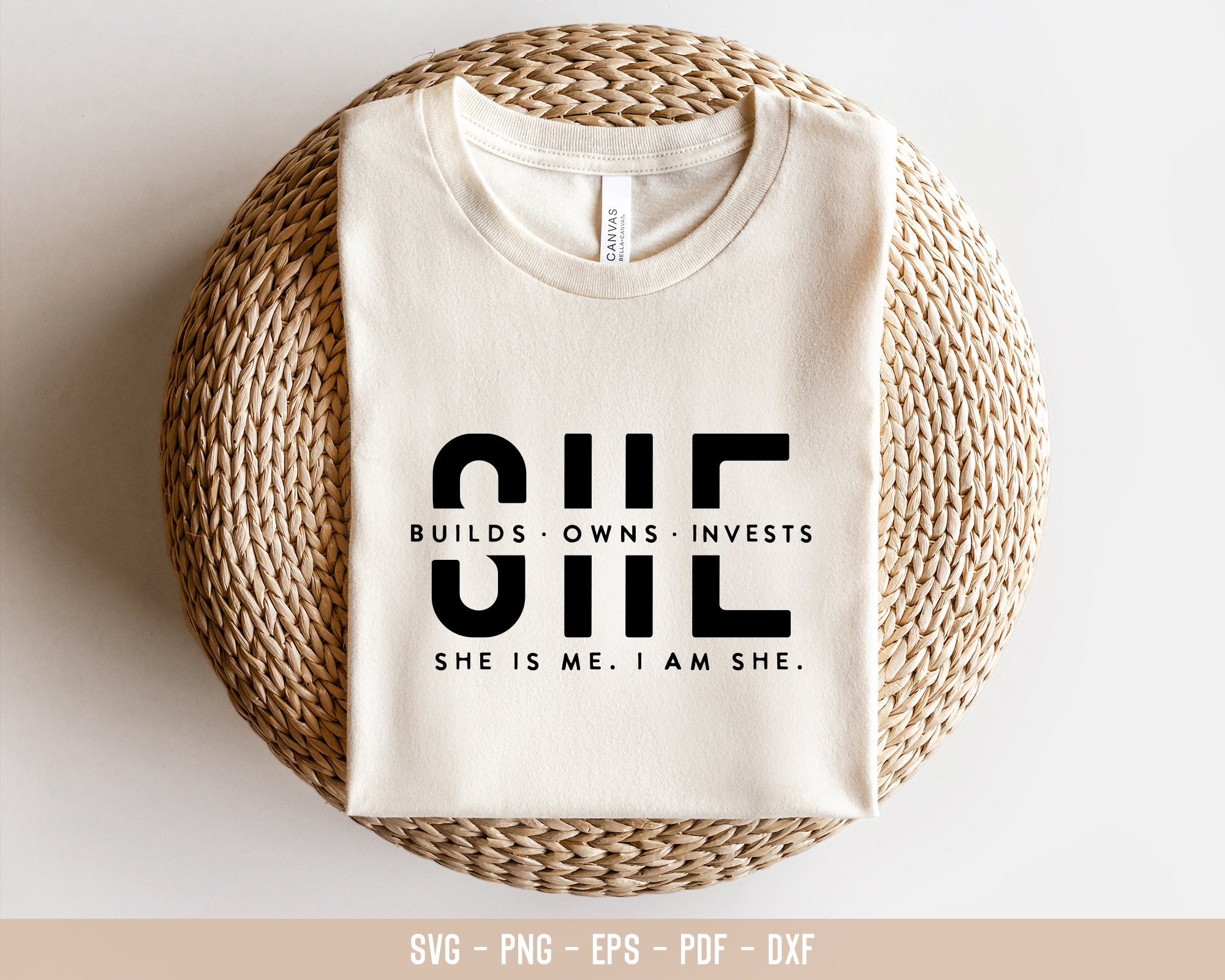 I Am She SVG PNG PDF Entrepreneur Svg Entrepreneurship Svg | Etsy