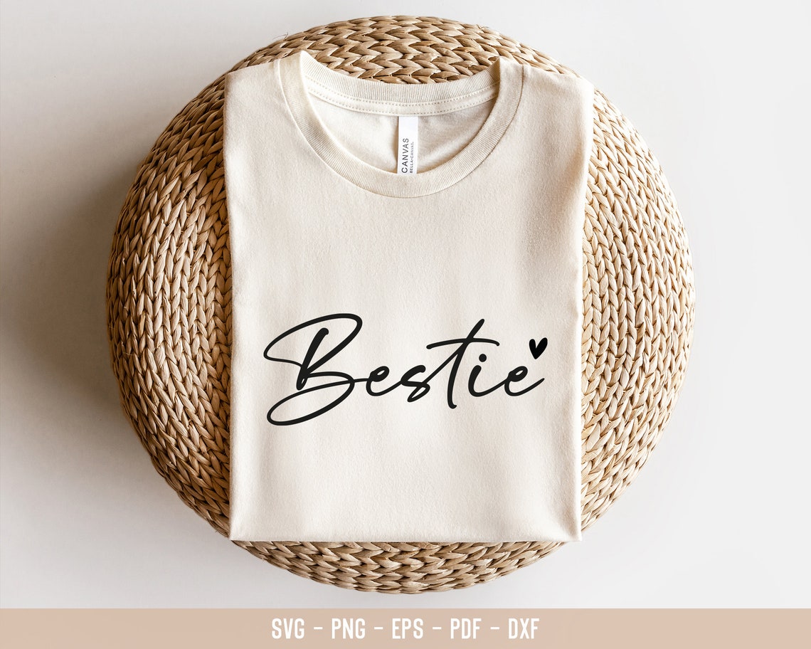 Bestie SVG PNG PDF Besties Svg Girlfriend Svg Boyfriend - Etsy