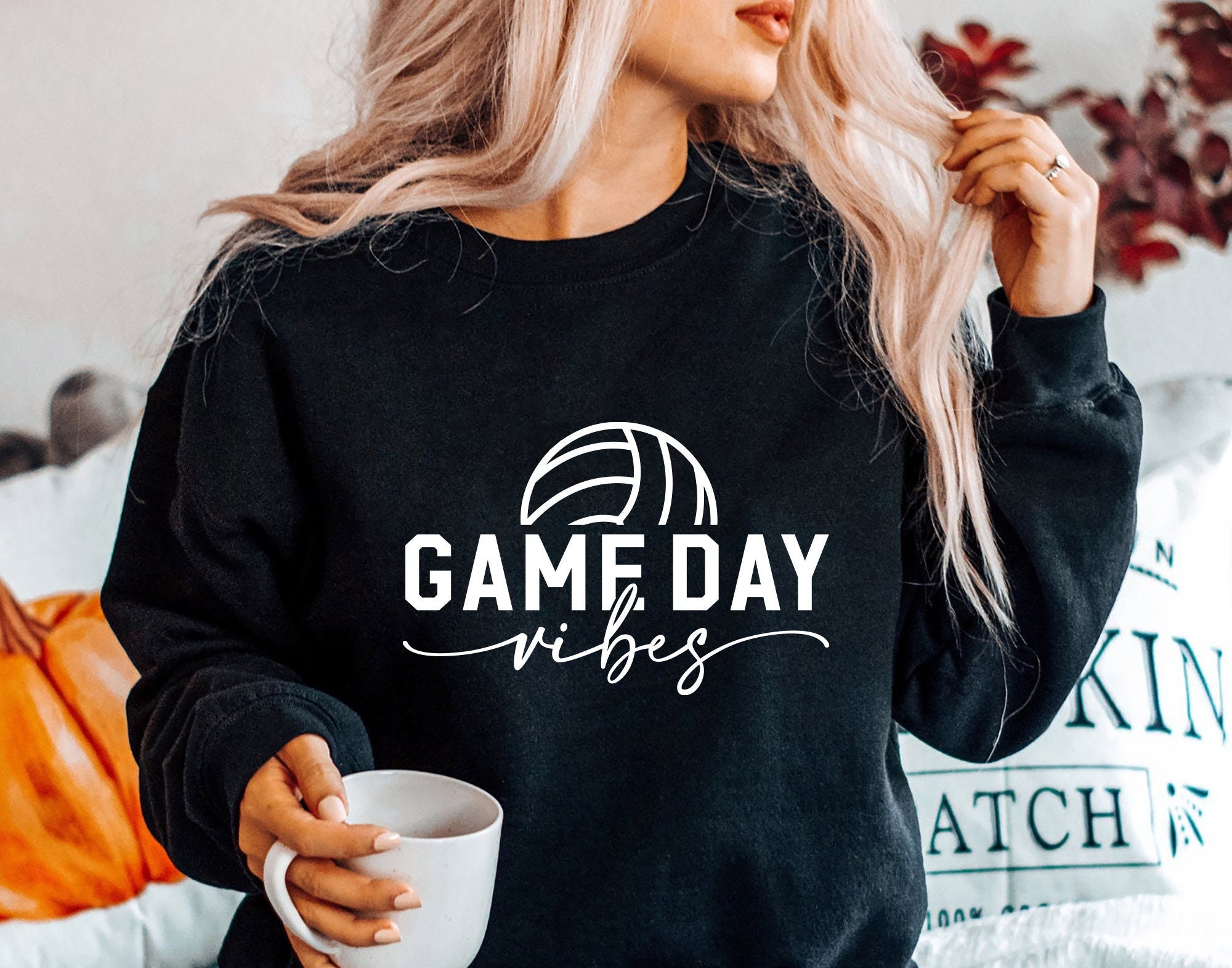 Game Day Vibes SVG PNG PDF Game Day Svg Volleyball Svg - Etsy