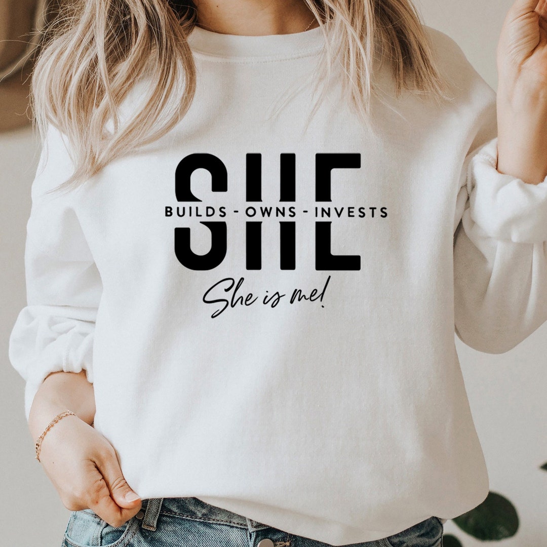 She Builds Owns Invests SVG PNG PDF, She is Me Svg, I Am She Svg, She ...