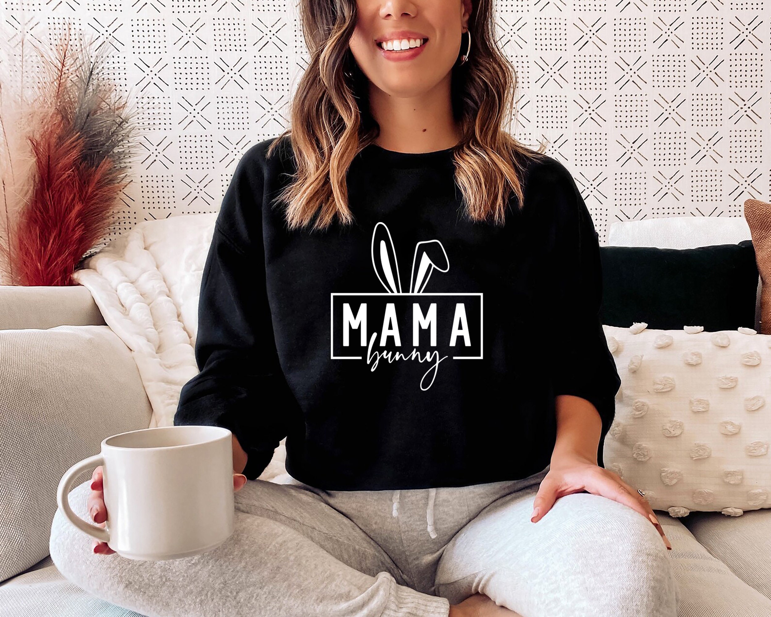 Bunny Mama SVG PNG PDF Easter Mama Shirt Svg Mama Bunny Svg - Etsy