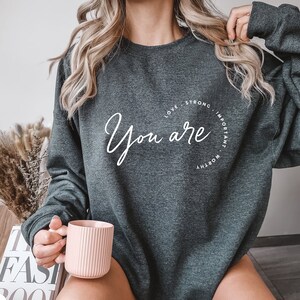 You Are Strong SVG PDF PNG, Enough Svg, Inspiration Svg, Bible Quote ...