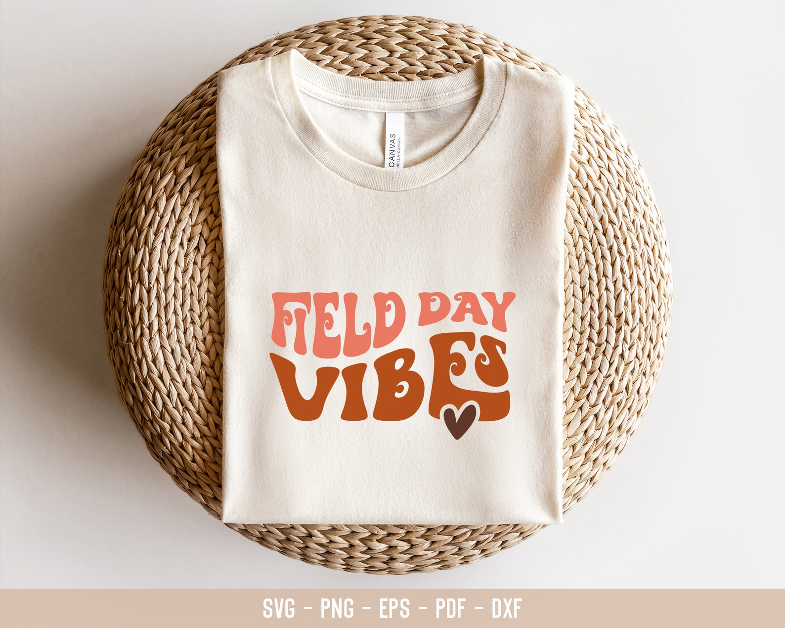 Field Day Vibes SVG PNG PDF School Field Day Svg Wavy - Etsy
