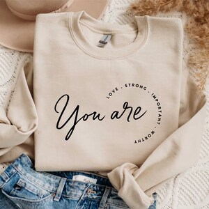 You Are Strong SVG PDF PNG, Enough Svg, Inspiration Svg, Bible Quote ...