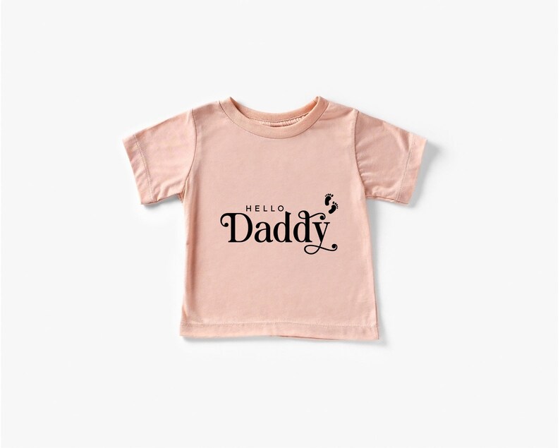 Hello Daddy SVG PDF PNG, Pregnancy Announcement Onesie Svg, New Dad ...