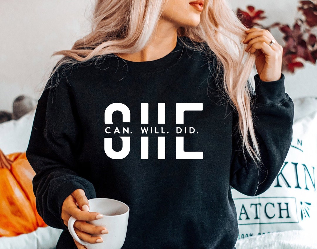 She Can Will Do SVG PNG PDF, I Am She Svg, She is Strong Svg, Positive ...