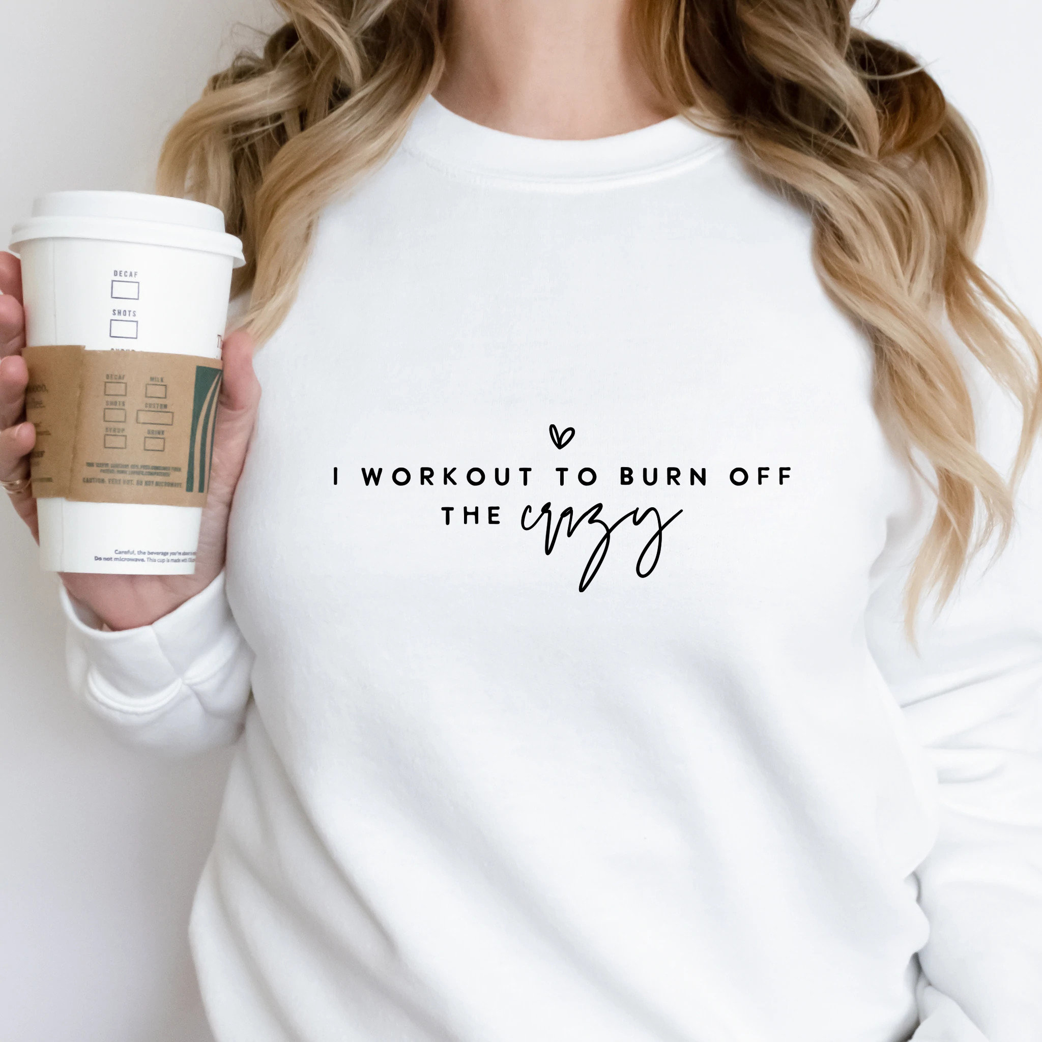 I Workout to Burn off the Crazy SVG PNG PDF Workout Svg | Etsy