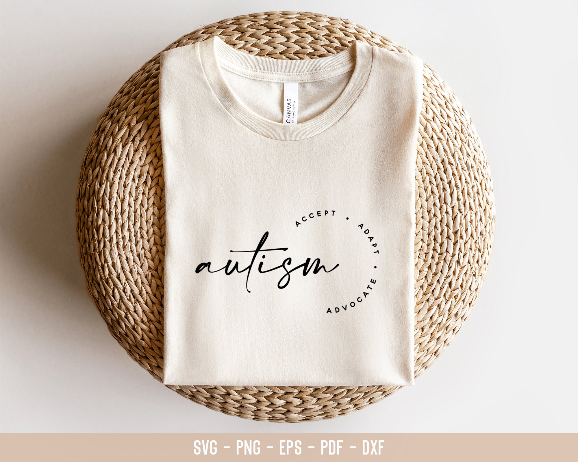 Autism Awareness SVG PNG PDF Accept Adapt Advocate Svg Be - Etsy