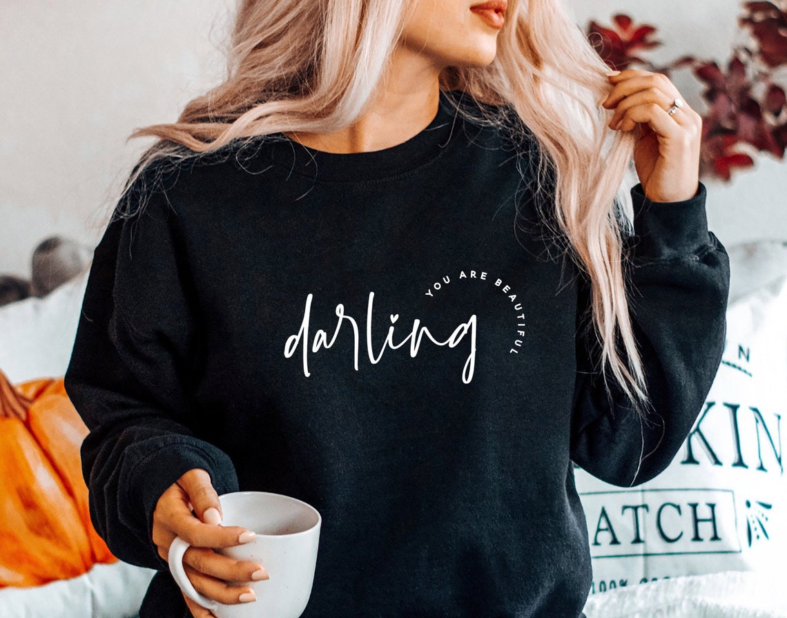 Darling You Are Beautiful SVG PNG PDF Positive Quote Svg Be - Etsy