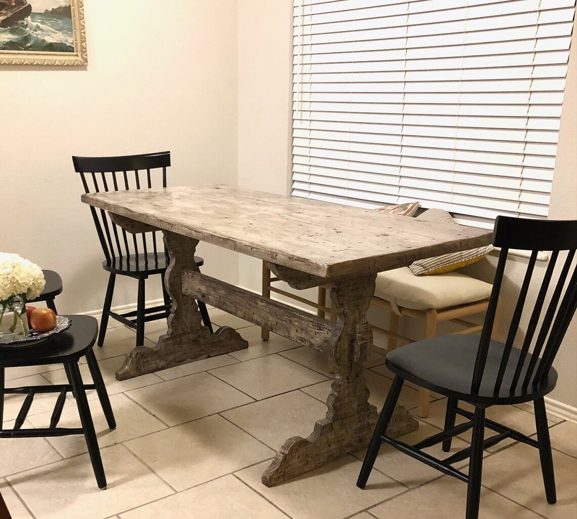 Custom Tables Made to Order Solid Wood Dining Table Farmhouse Table ...