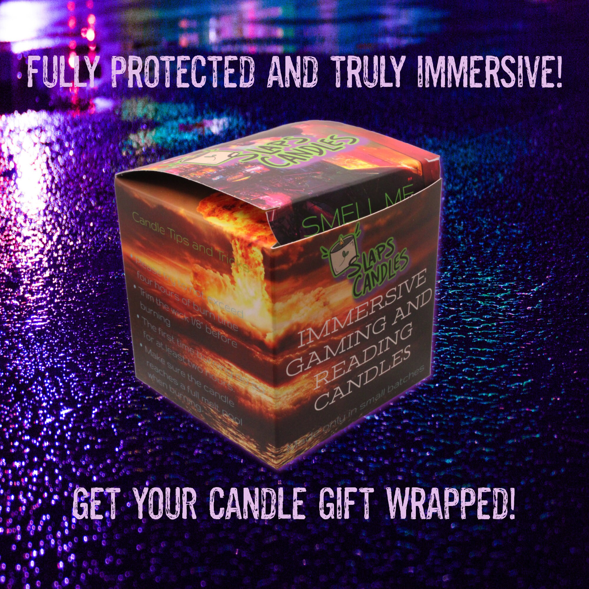 Resident Evil Inspired LABORATORY Tin Candle Non Toxic and Soy 8 Oz ...