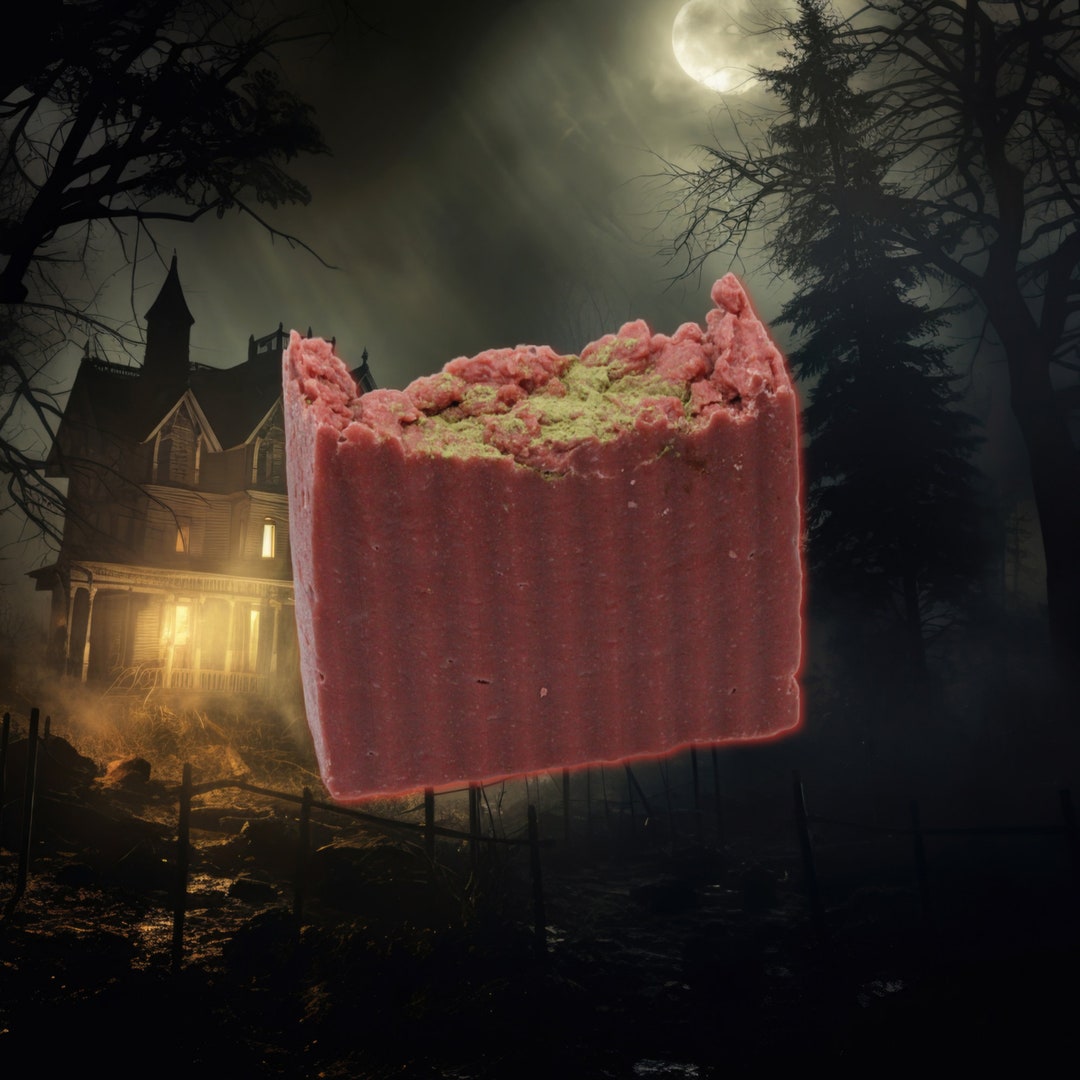 Pink Clay Natural Gaming Resident Evil Inspired Soap | Matcha Tea ...