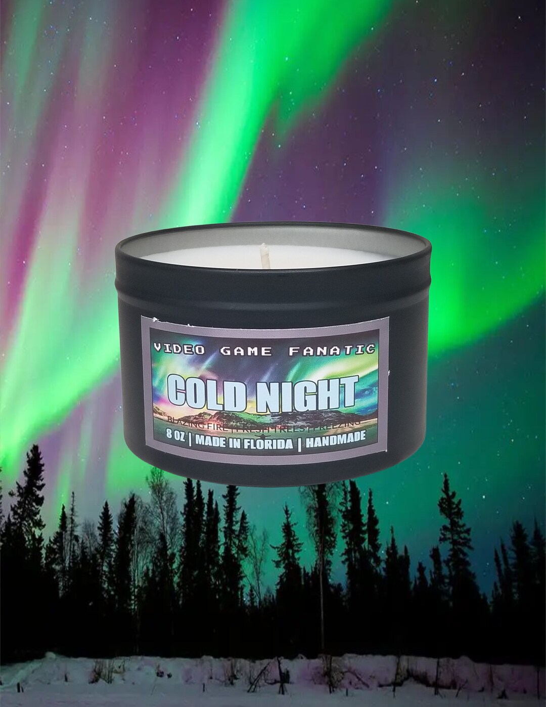 Video Game Candle | TIN | Non Toxic and Soy | 8 Oz Fandom | Home Decor ...