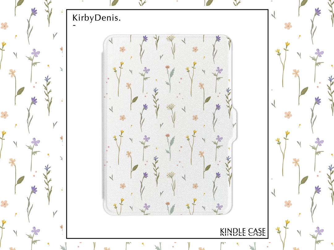 Elegant Wildflower Wallpaper Personalized Kindle Case,all New Kindle 6 ...