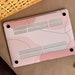 Peach Pink Gum Case for New MacBook Pro 14 Pro A2442 Pro 16 Inch 2022 ...