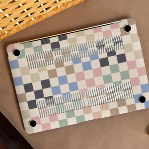 Colorful Checkered Wallpaper Case for New MacBook Pro 14 Pro A2442 Pro ...