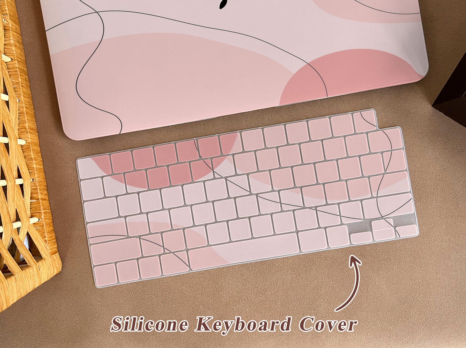 Peach Pink Gum Case for New MacBook Pro 14 Pro A2442 Pro 16 Inch 2022 ...