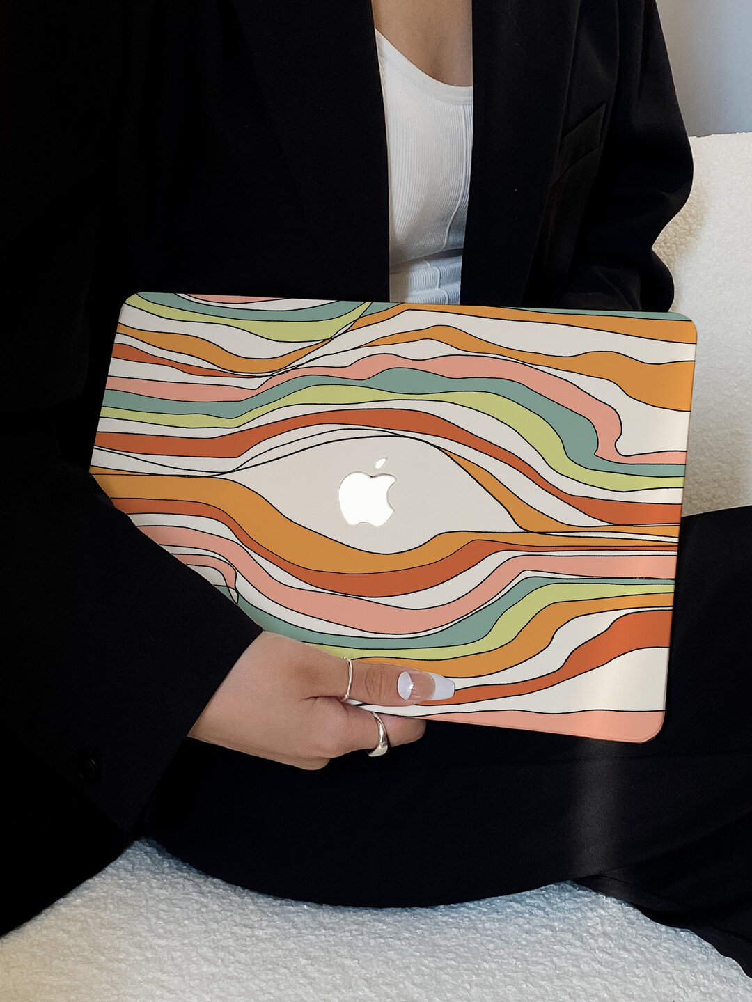 Rainbow Ribbon Case for New MacBook Pro 14 Pro A2442 Pro 16 Inch 2022 ...