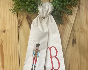 Christmas Themed Wreath Sash - Etsy