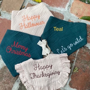 Customize Bibs Special Occasions Embroidered Name Shower Bib - Etsy