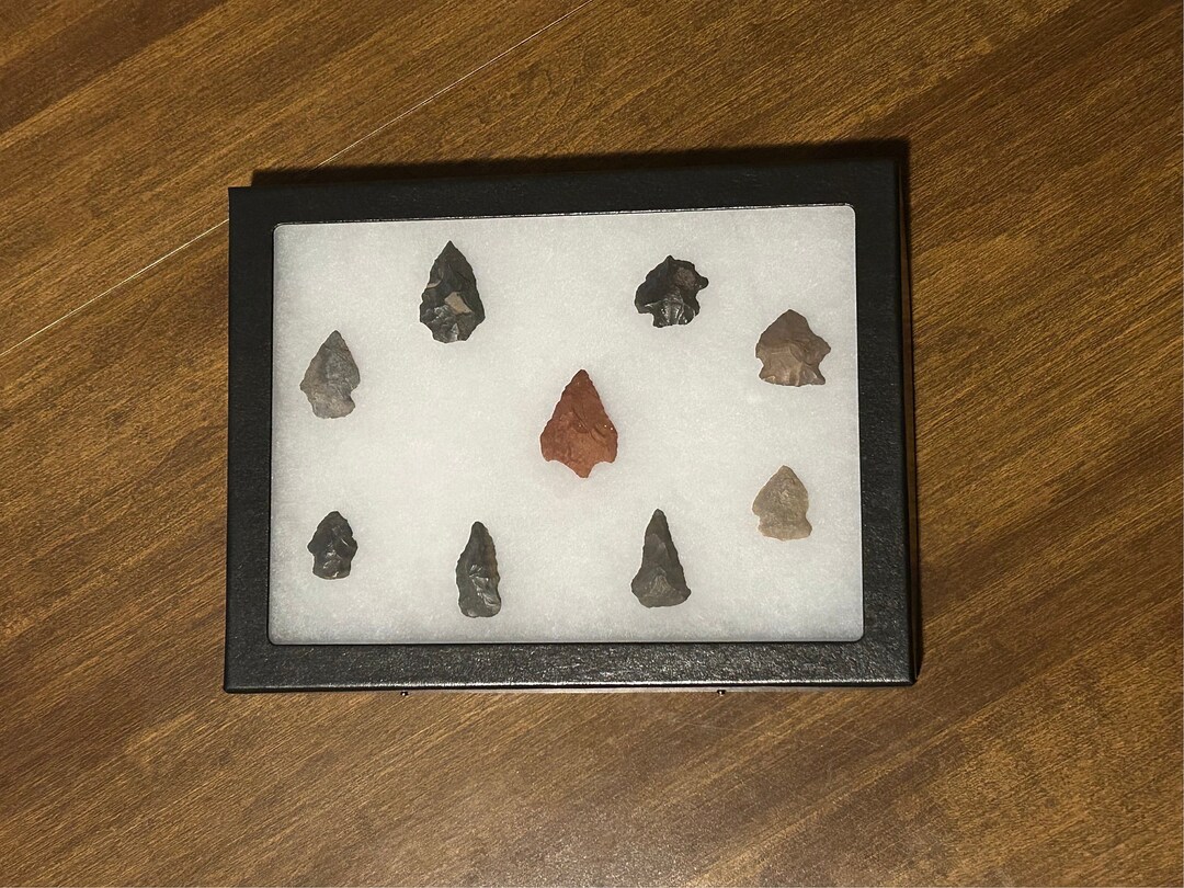 9 Kentucky Arrowheads W/case - Etsy