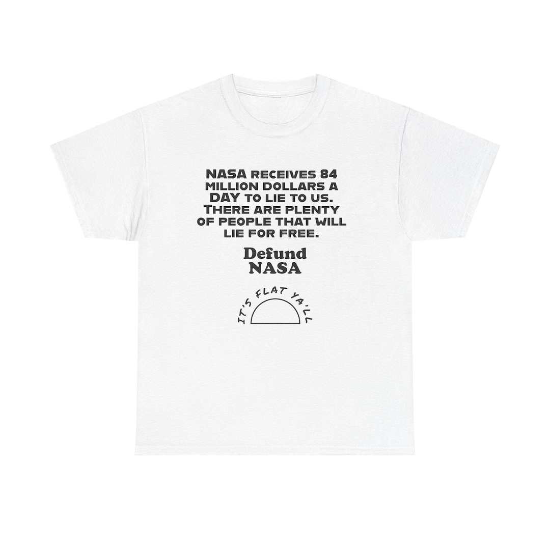 Defund NASA Flat Earth Christian Spiritual Inspirational Unisex Jersey ...
