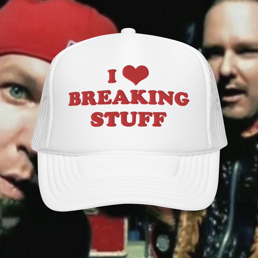 LIMP BIZKIT Band Hat - Break Stuff - I Love Breaking Stuff - Fred Durst ...