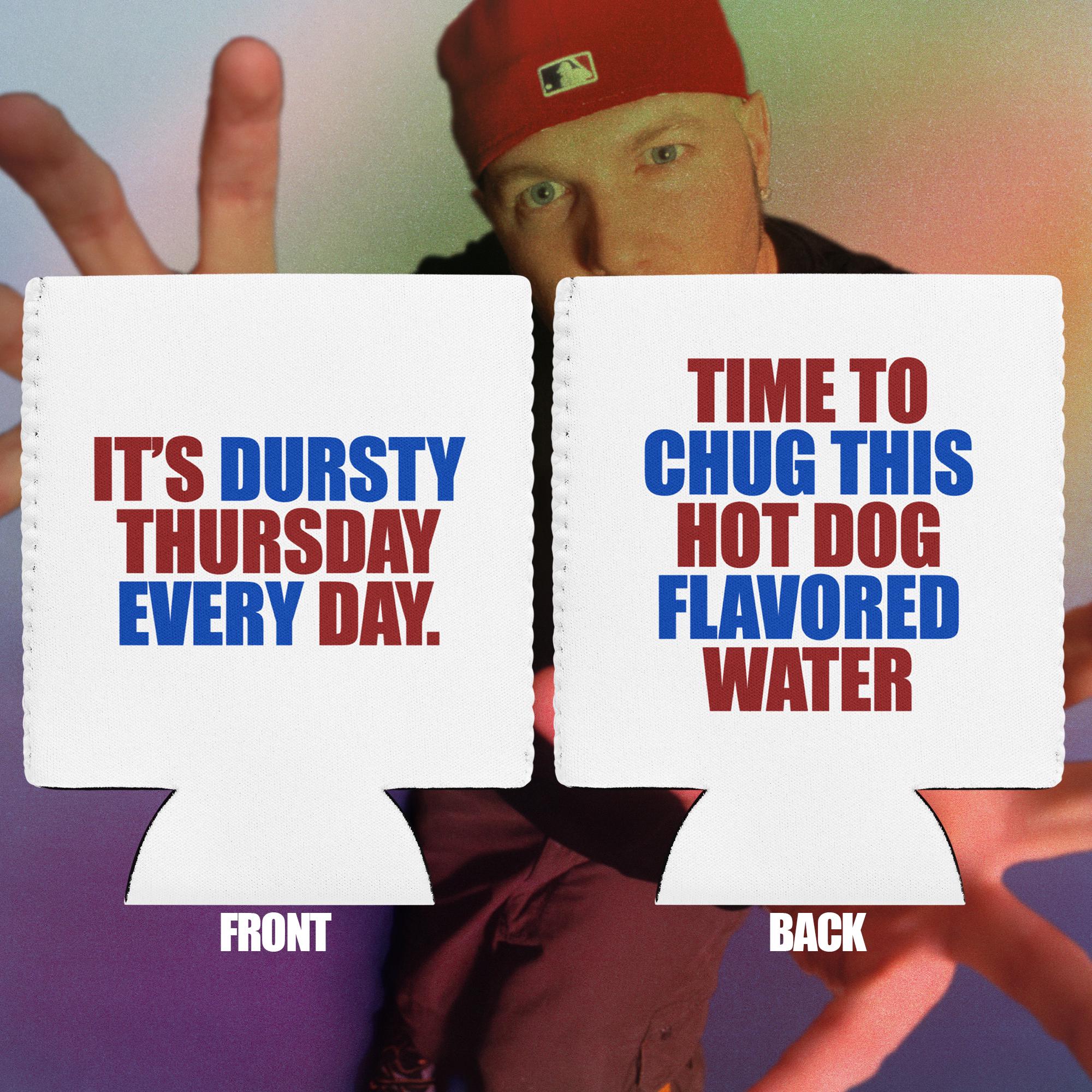 LIMP BIZKIT Fred Durst Hot Dog Flavored Water Thirsty It's Dursty ...
