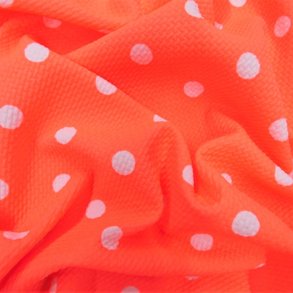 Coral Polka Dots - Etsy