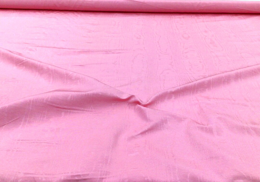 Pink Moire' Bengaline Faille Fabric by the Yard Re-orderable - Etsy