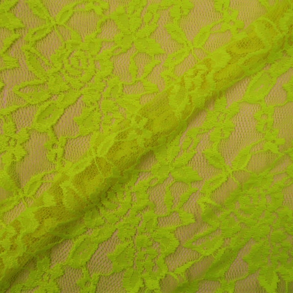 Yellow Lace Fabric - Etsy