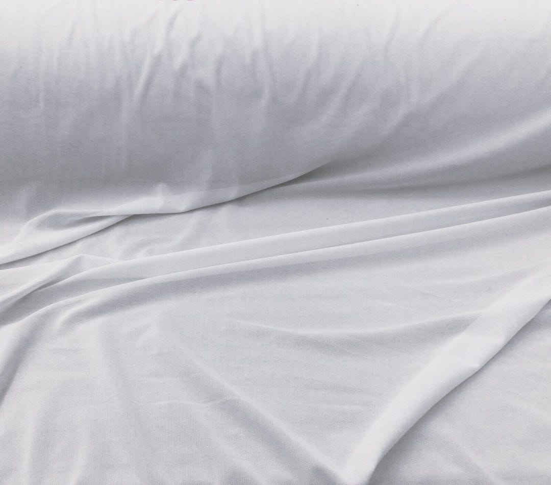 White Nylon Powernet Mesh Stretch Sheer Fabric by the Yard - Etsy