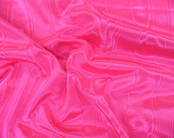 Pink Moire Fabric | Etsy