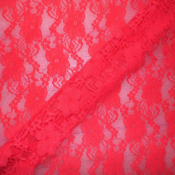 Sheer Red Lace - Etsy