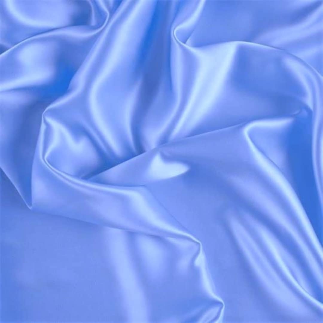 Light Blue Satin Charmeuse Bridal Apparel Fabric by the Yard - Etsy