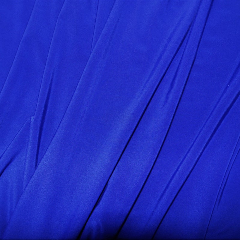 Electric Blue Fabric - Etsy