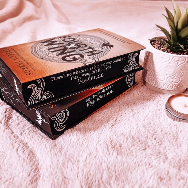 Fourth Wing Book Sprayed Edge - Etsy