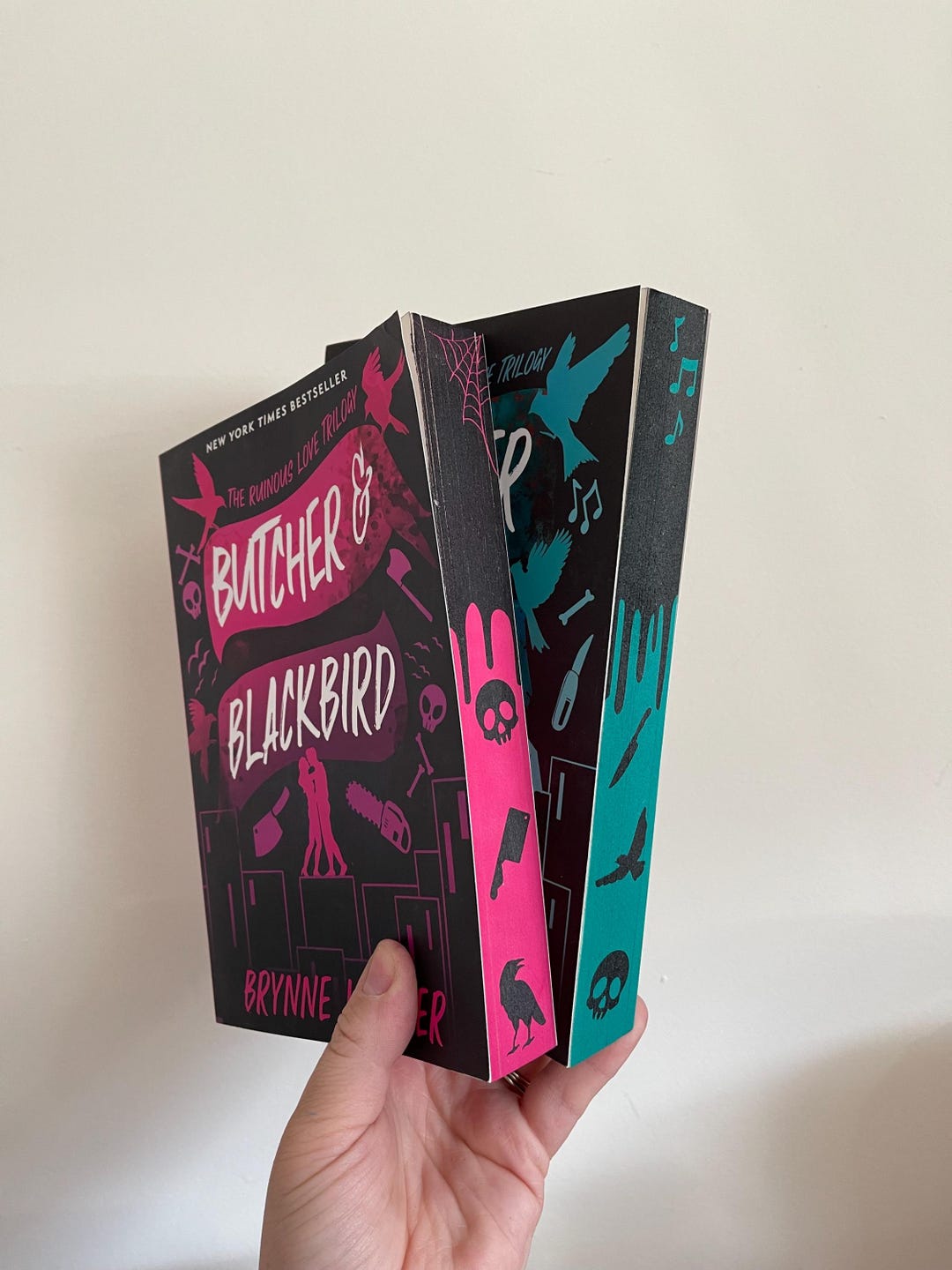 Sprayed Edge Butcher & Blackbird/leather Lark - Etsy